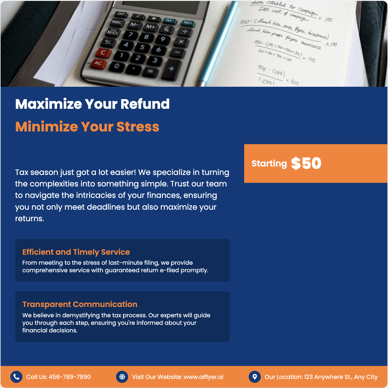 Create Stunning Flyers Easily with AI Flyer Generator for USA Small ...